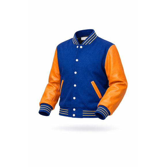 Delong | Jackets & Coats | Vintage Delong Letterman Varsity Jacket Blue ...